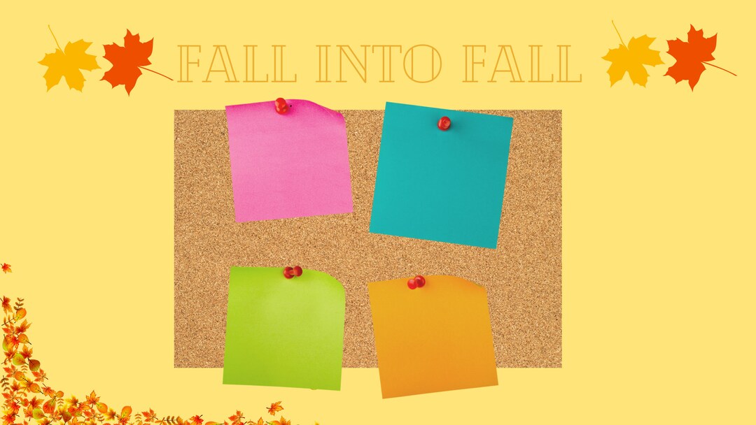 Fall Whiteboard Powerpoint Presentation Slides - Etsy