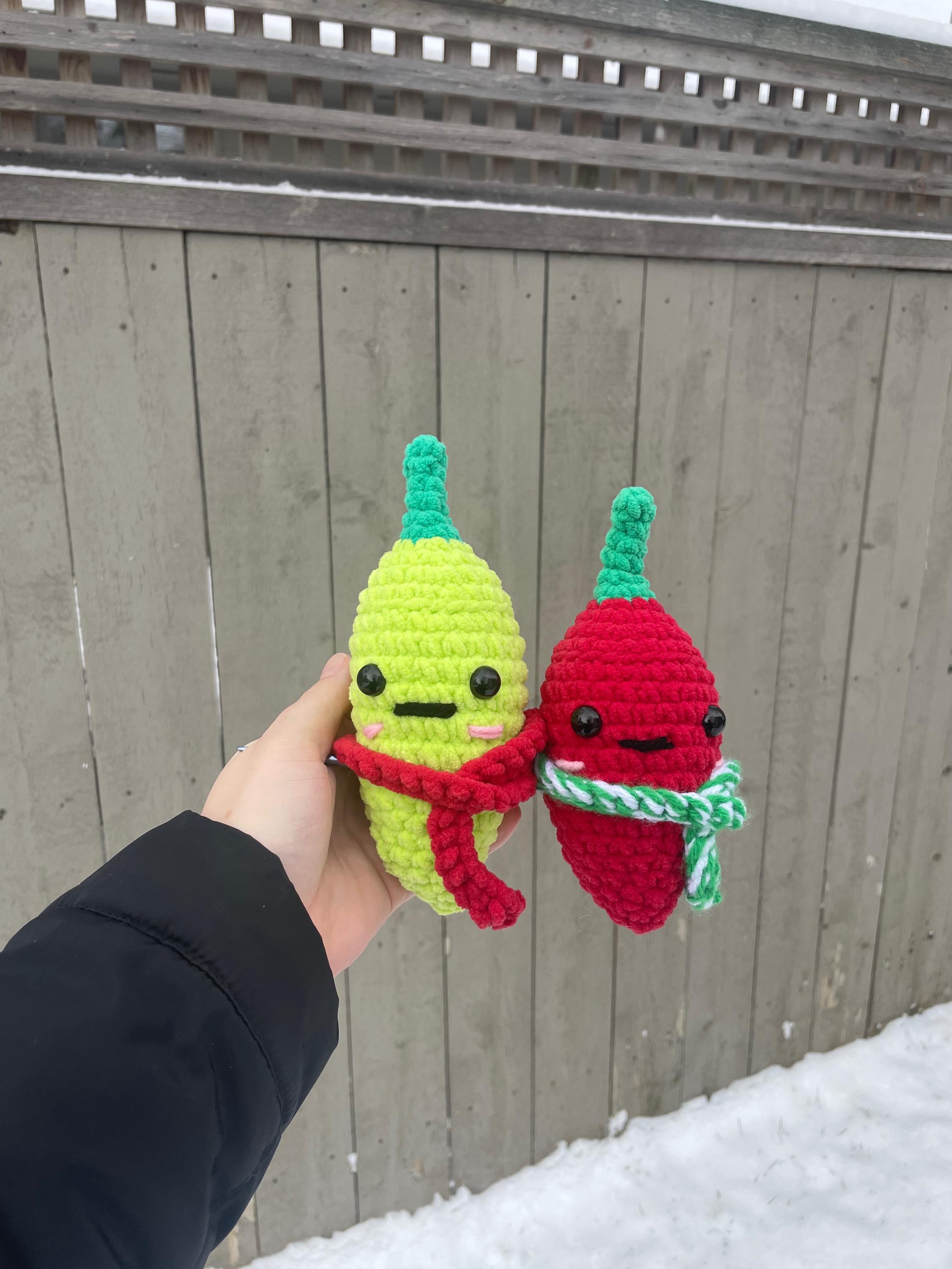 MINI Chilly Pepper Crochet Pattern, Crochet Pattern, Pepper Crochet ...