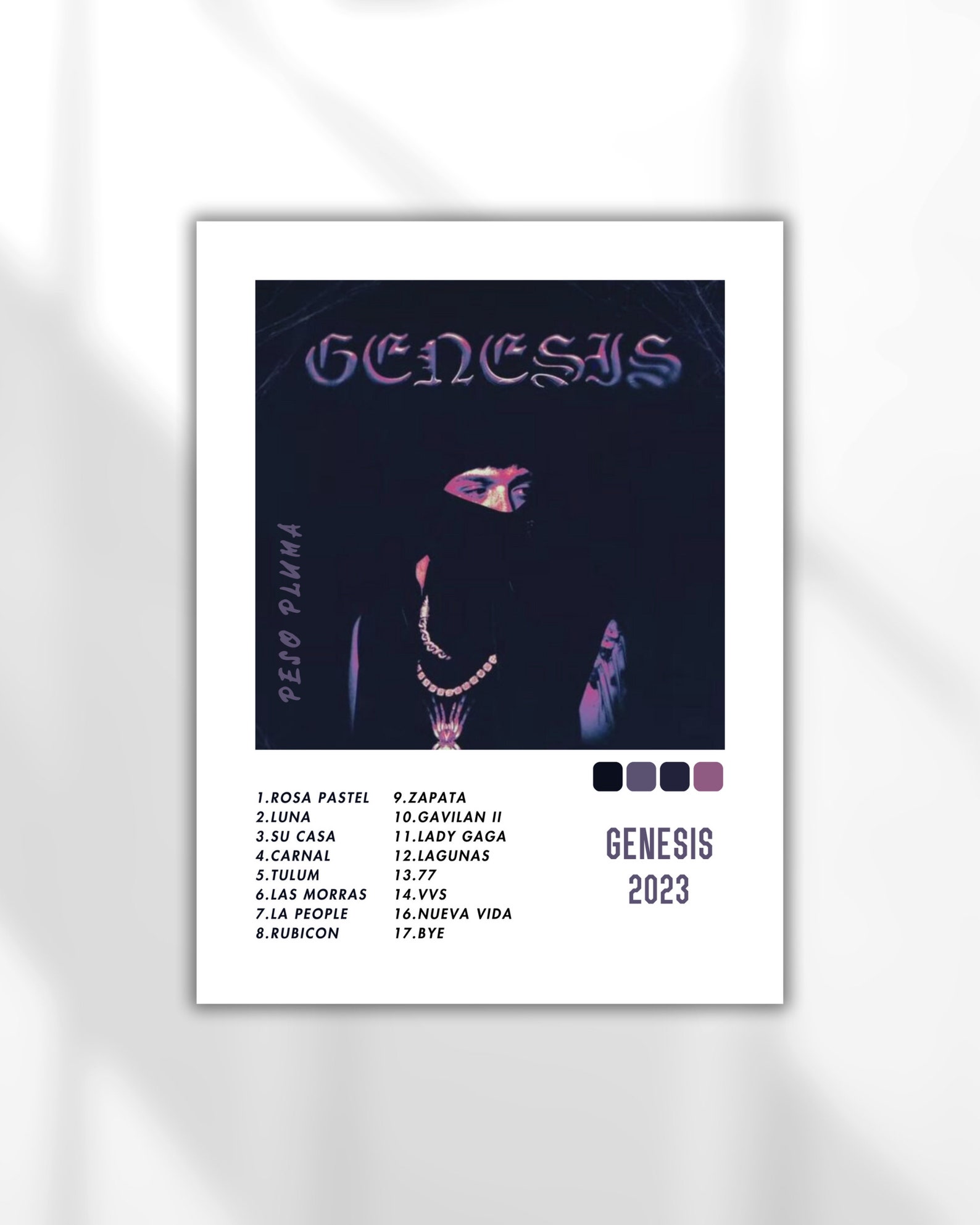 Peso Pluma Album Poster - Etsy