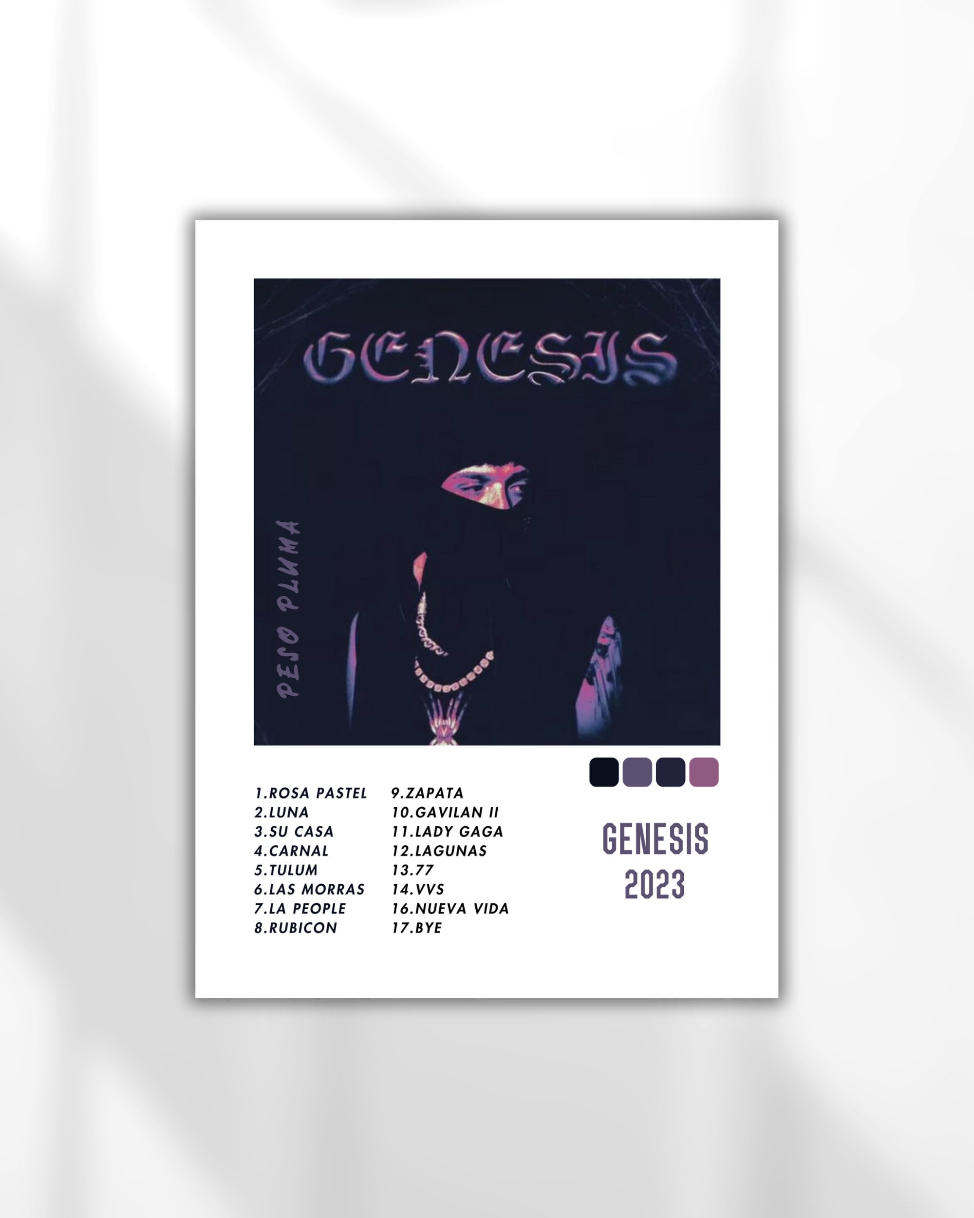 Peso Pluma Album Poster - Etsy