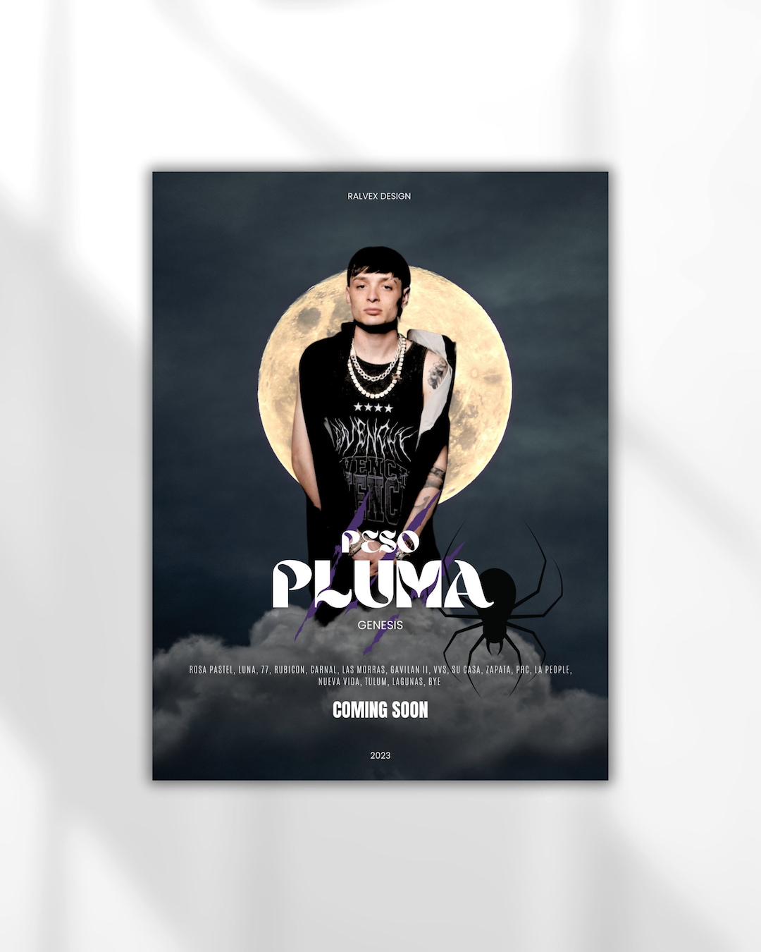 Peso Pluma Album Cover Poster - Etsy