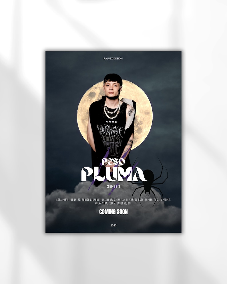 Peso Pluma Album Cover Poster - Etsy Hong Kong