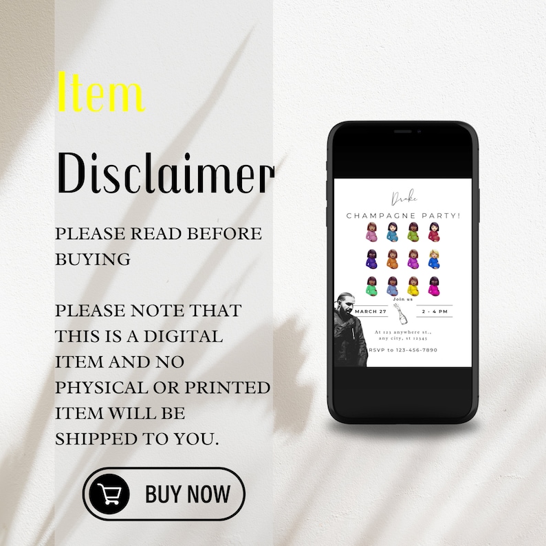 Digital Drake Invitation, Instant Download! - Etsy