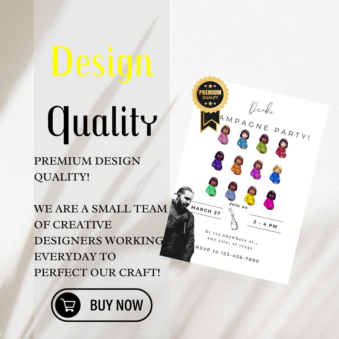 Digital Drake Invitation, Instant Download! - Etsy