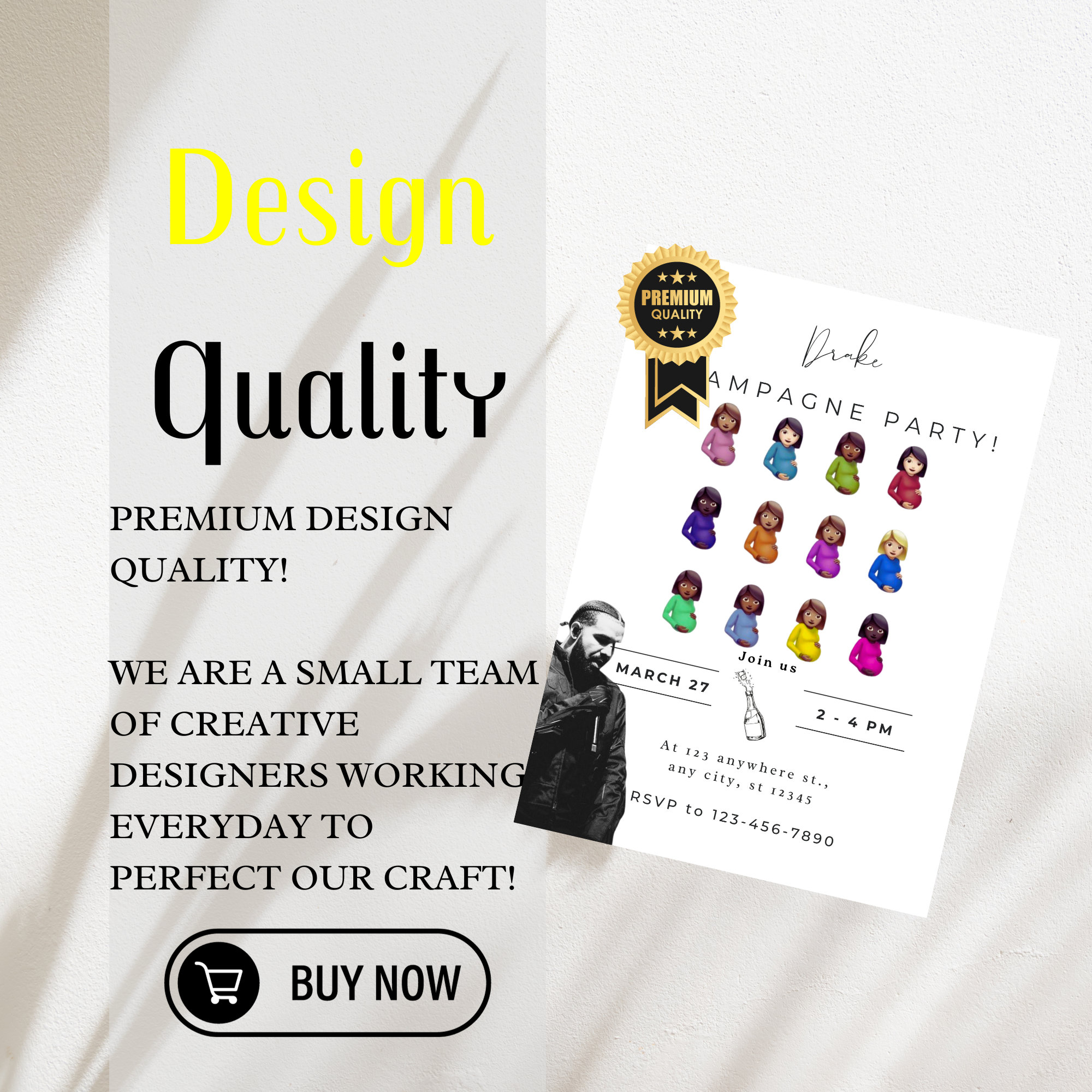 Digital Drake Invitation, Instant Download! - Etsy