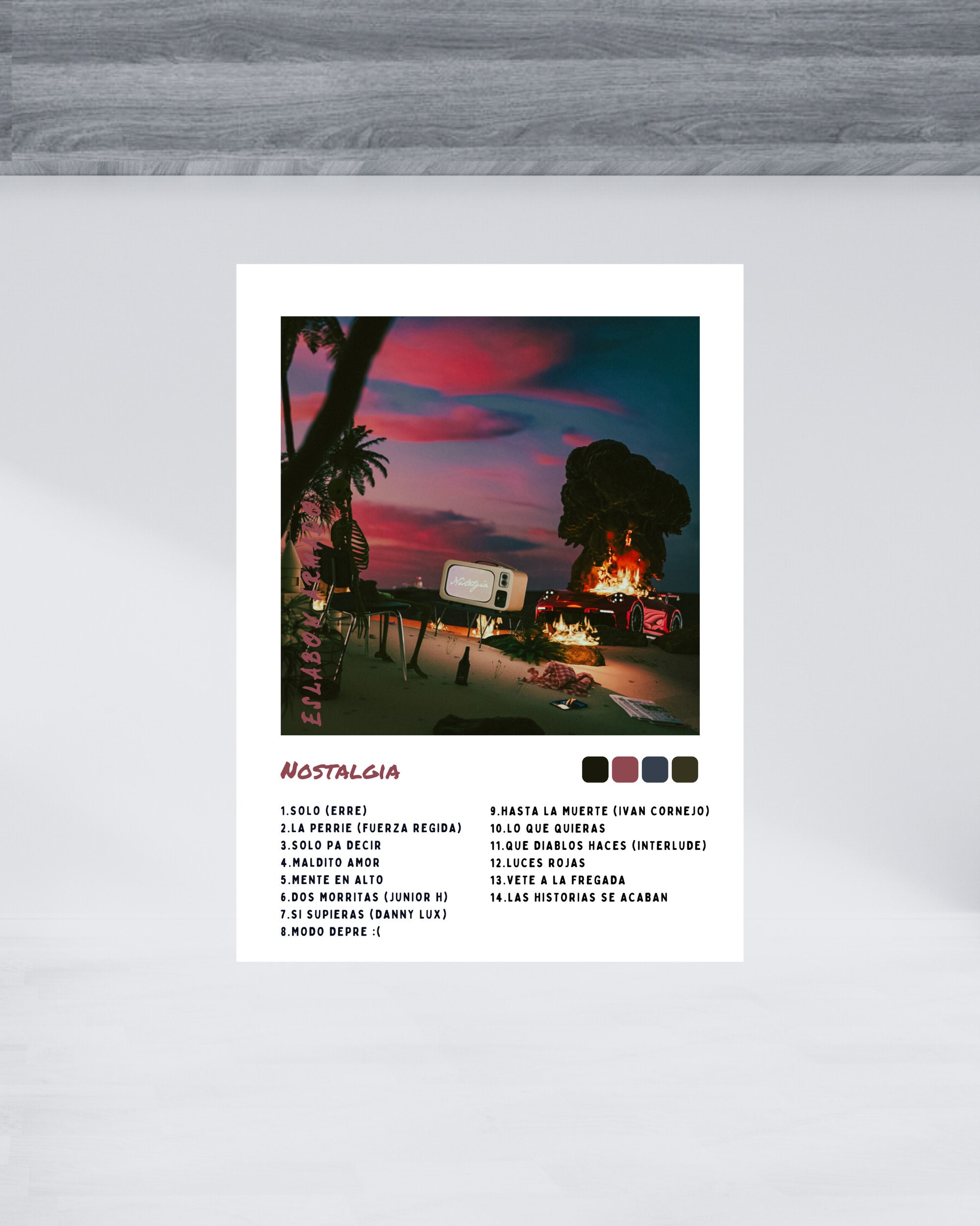 Eslabon Armado Album Poster - Etsy