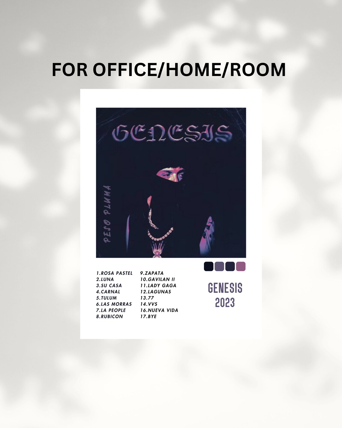 Peso Pluma Album Poster - Etsy