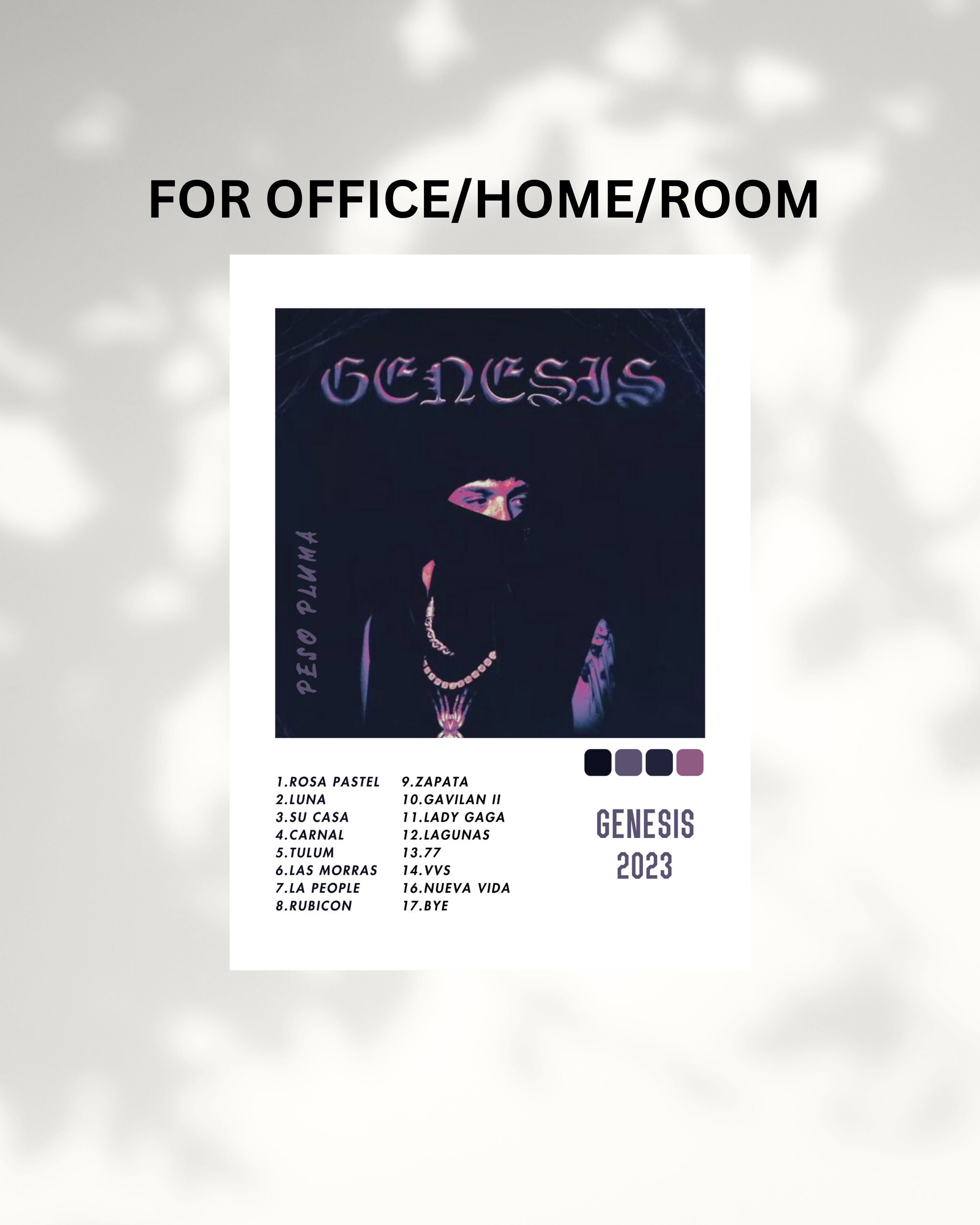 Peso Pluma Album Poster - Etsy