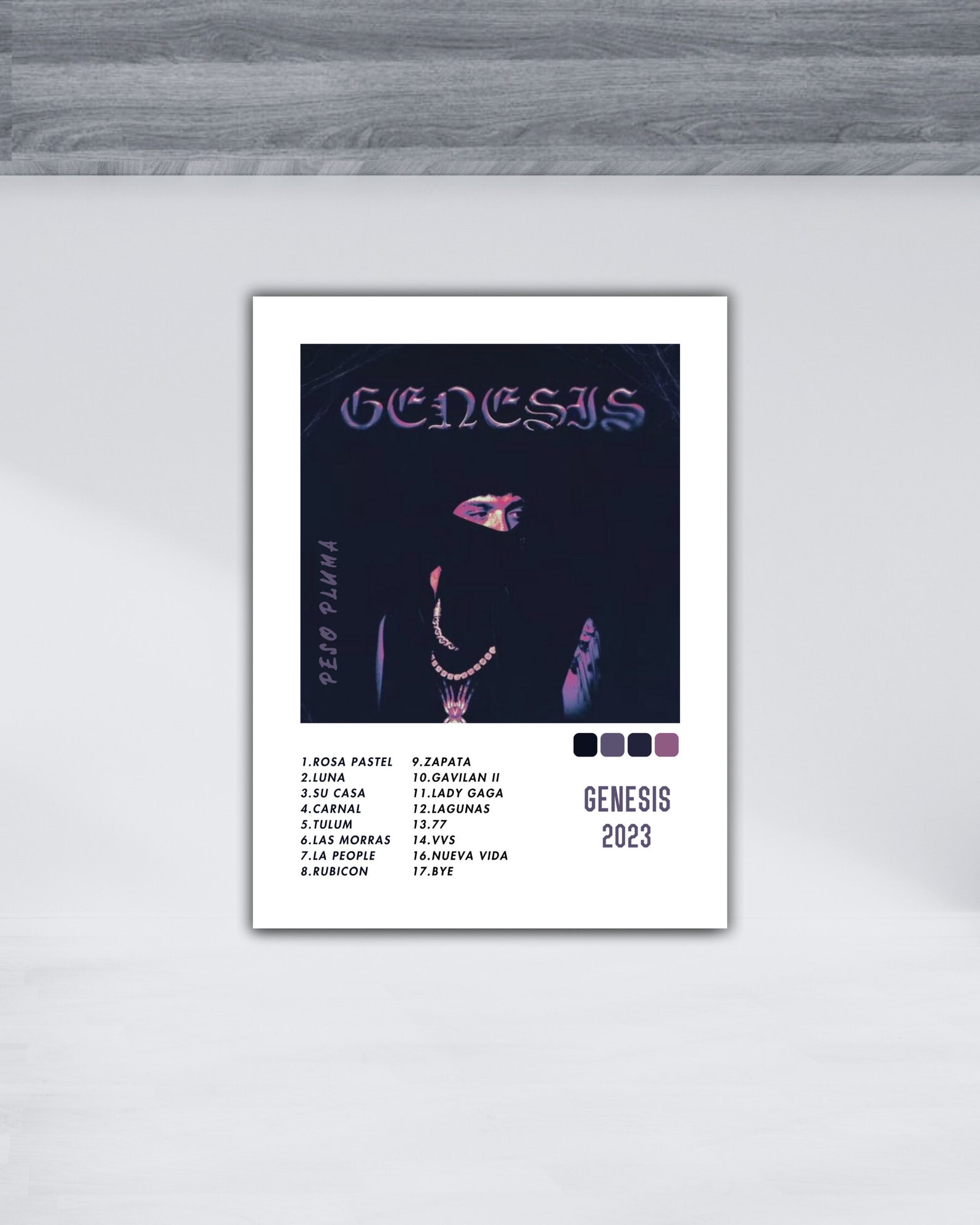 Peso Pluma Album Poster - Etsy