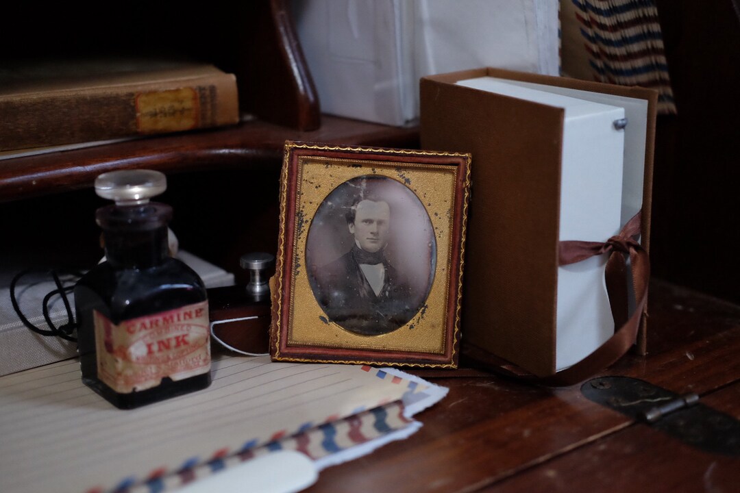 RARE 1840s - 1850s Framed Daguerreotype Photograph | Portrait of a ...