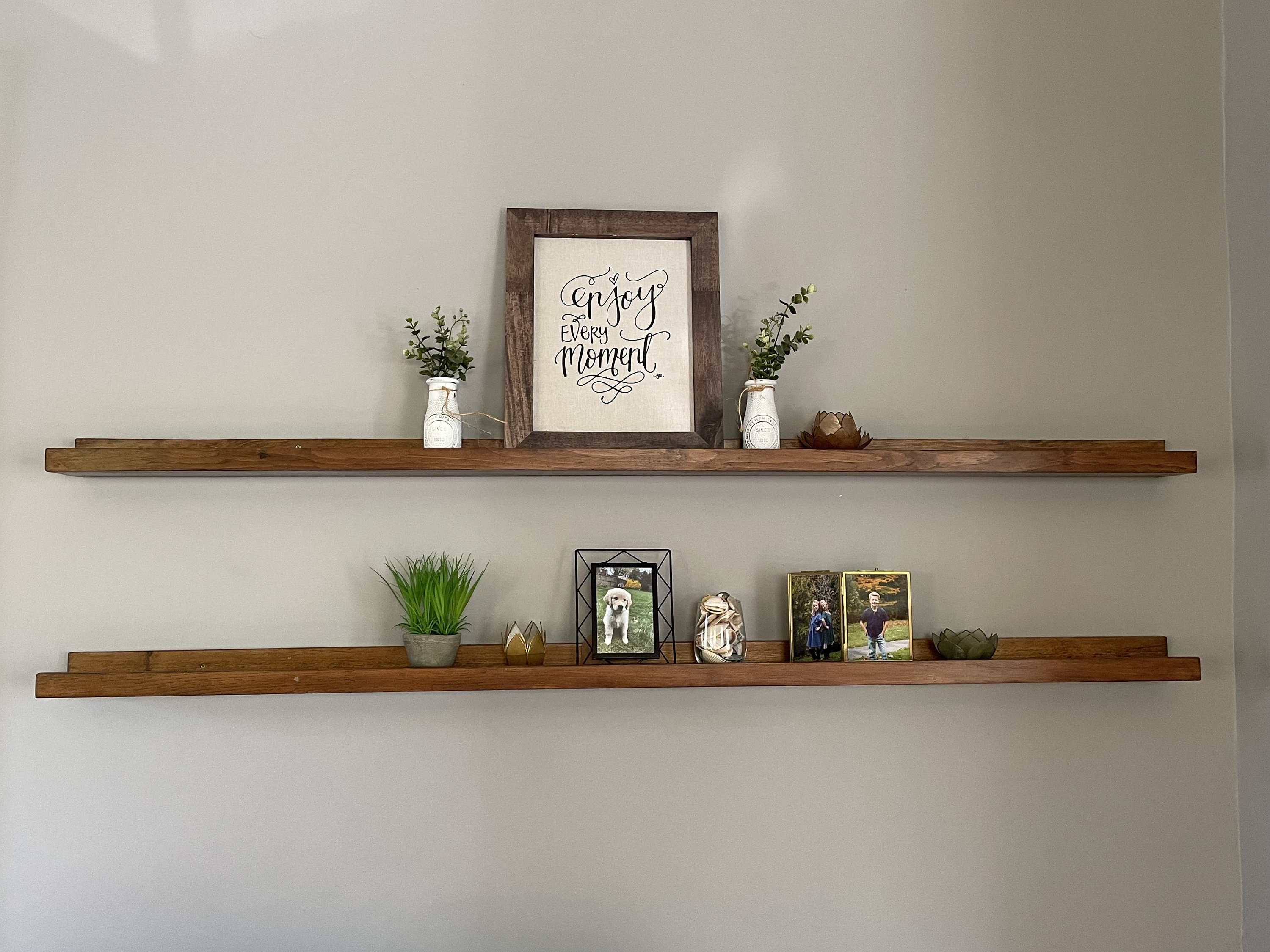 Floating Picture Ledge Shelf | Free Shipping - Etsy