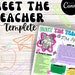 Editable-doodle Themed- Meet the Teacher Template/printable, Editable ...