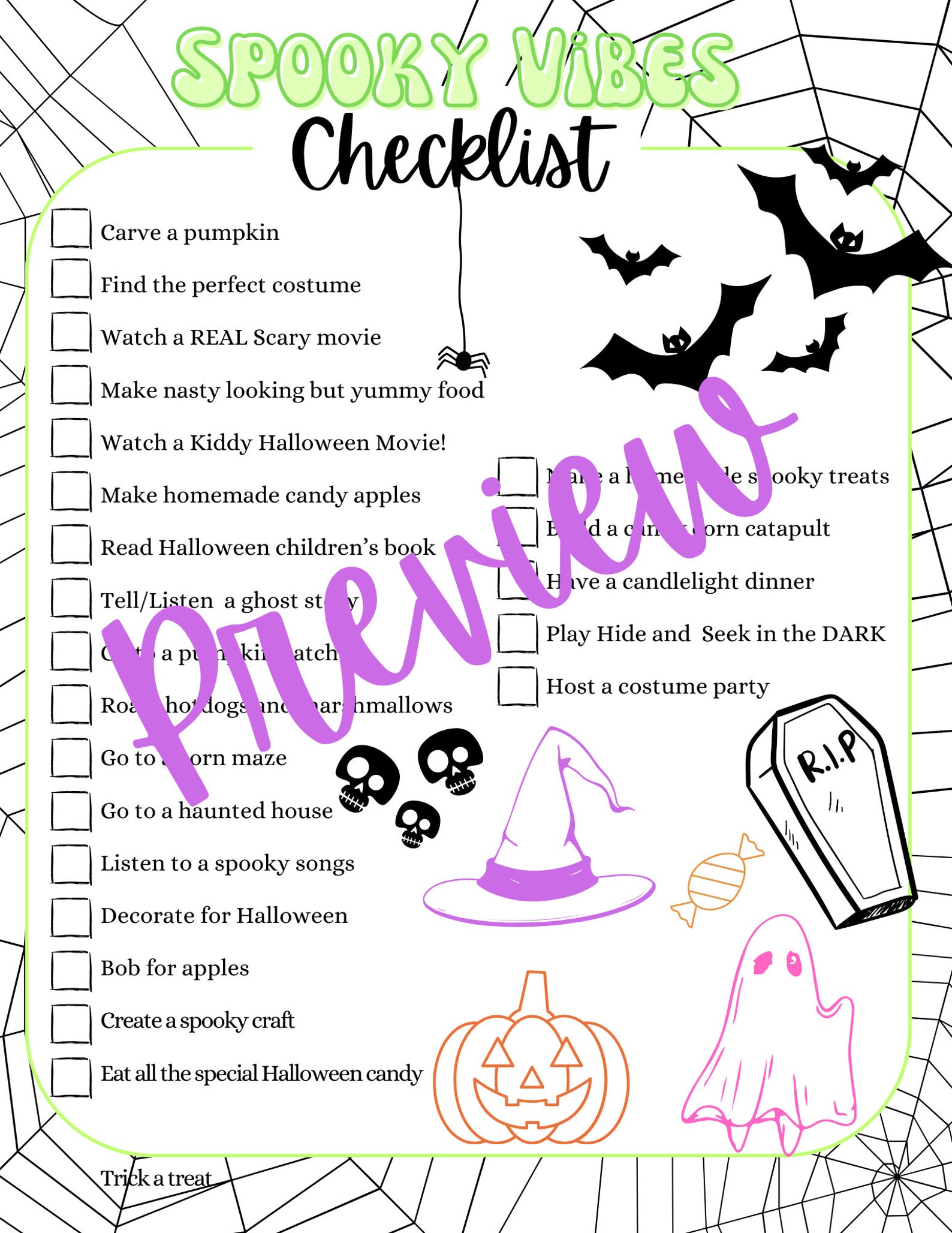 Bundle Bucket List/ Fall List/ Winter List/ Fun Season Checklist ...