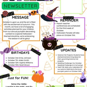 Modern- Editable Canva Template-newsletter Template, Editable ...