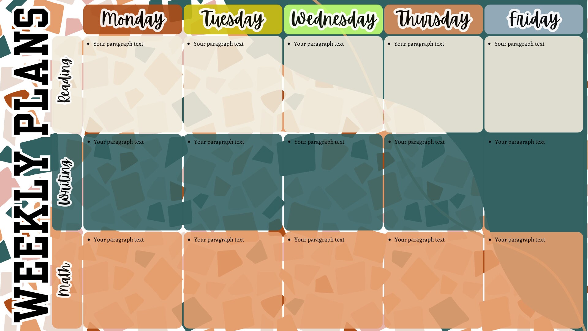 Neutral/ Terrazzo/ Modern Boho Canva/classroom Slide/ Morning Board ...