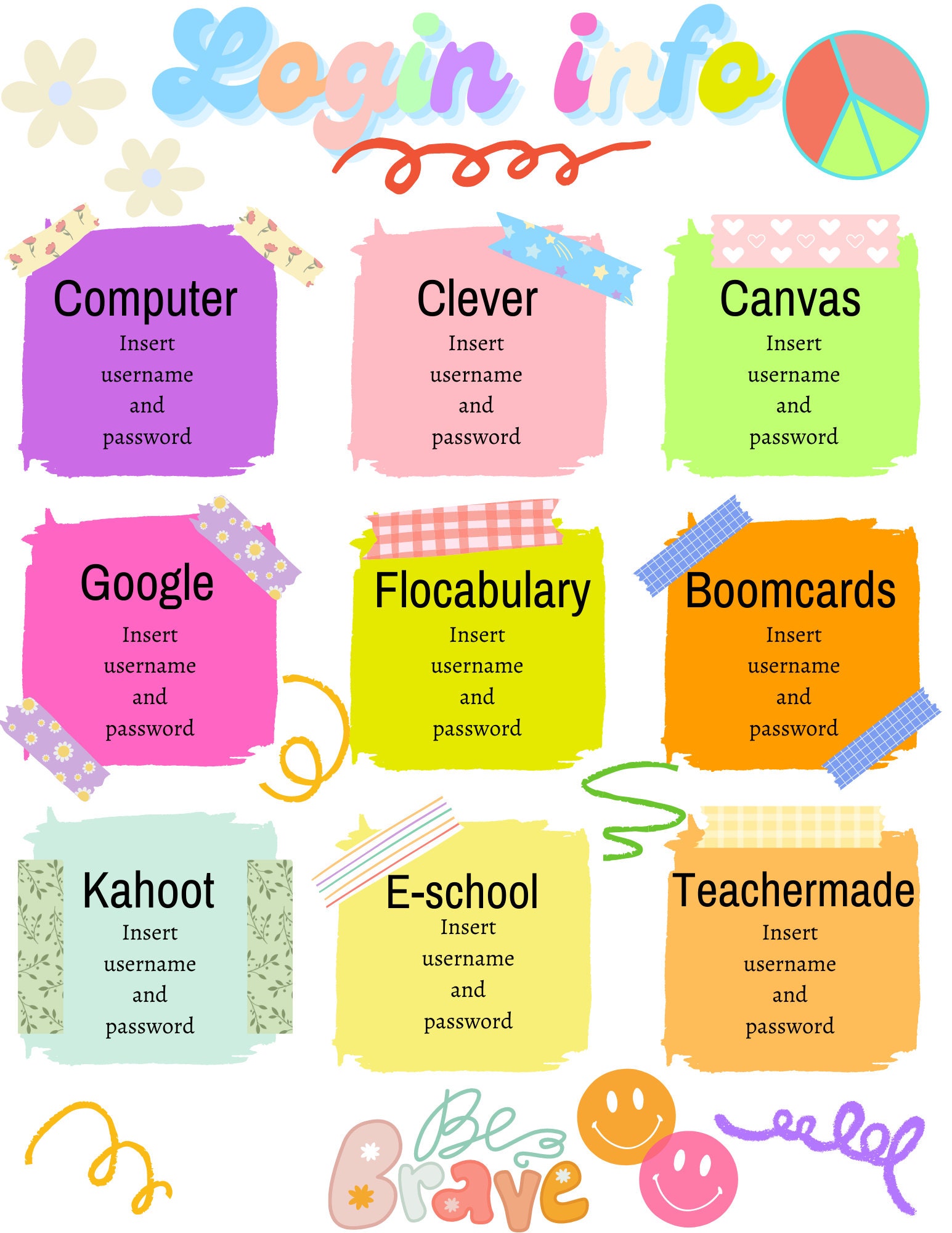Editable Teacher Planner/ Lesson Planner for Teachers/ Great for Sub ...