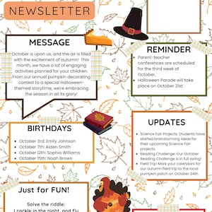 Modern- Editable Canva Template-newsletter Template, Editable ...