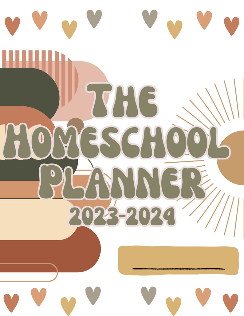 Printable Homeschool Planner 2023-2024 - Etsy