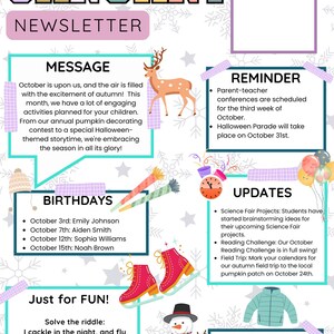 Modern- Editable Canva Template-newsletter Template, Editable ...