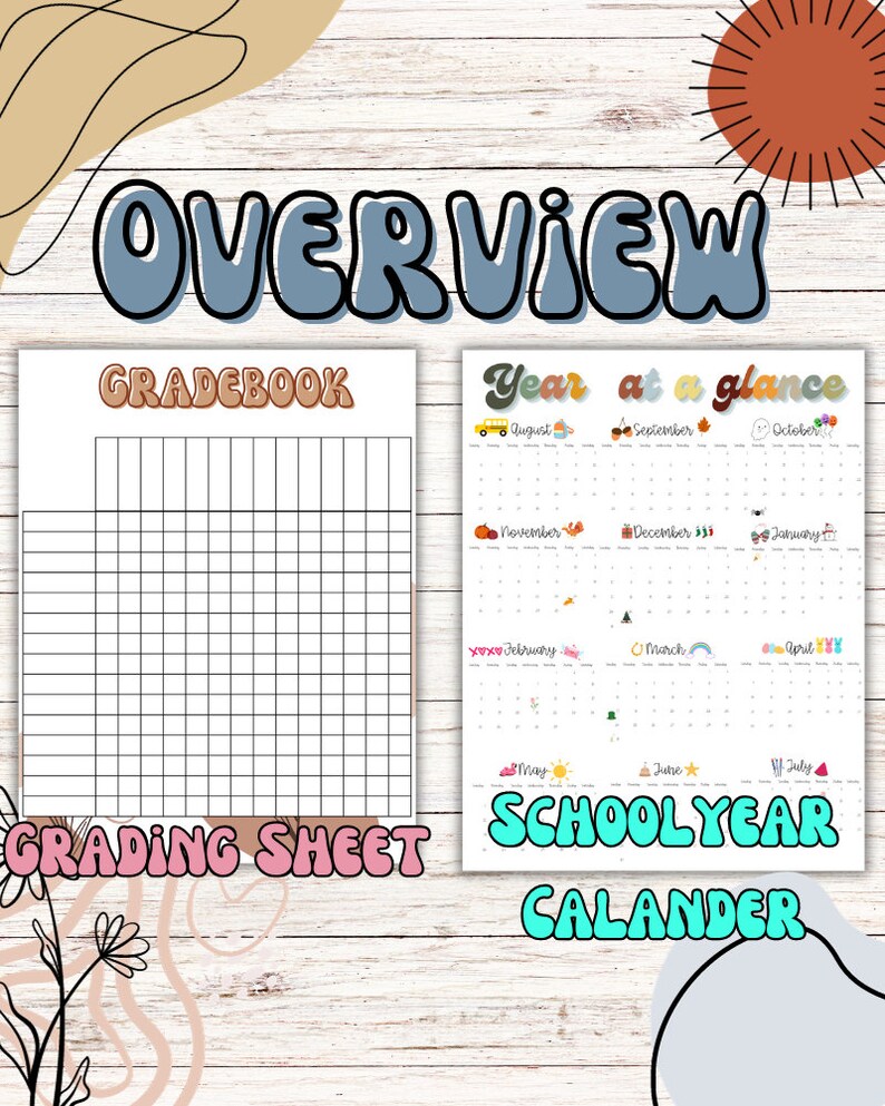 Printable Homeschool Planner 2023-2024 - Etsy