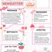 Modern- Editable Canva Template-newsletter Template, Editable ...