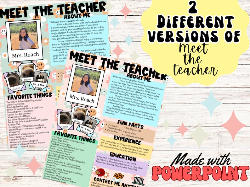 Meet the Teacher- Retro Smiley - Etsy