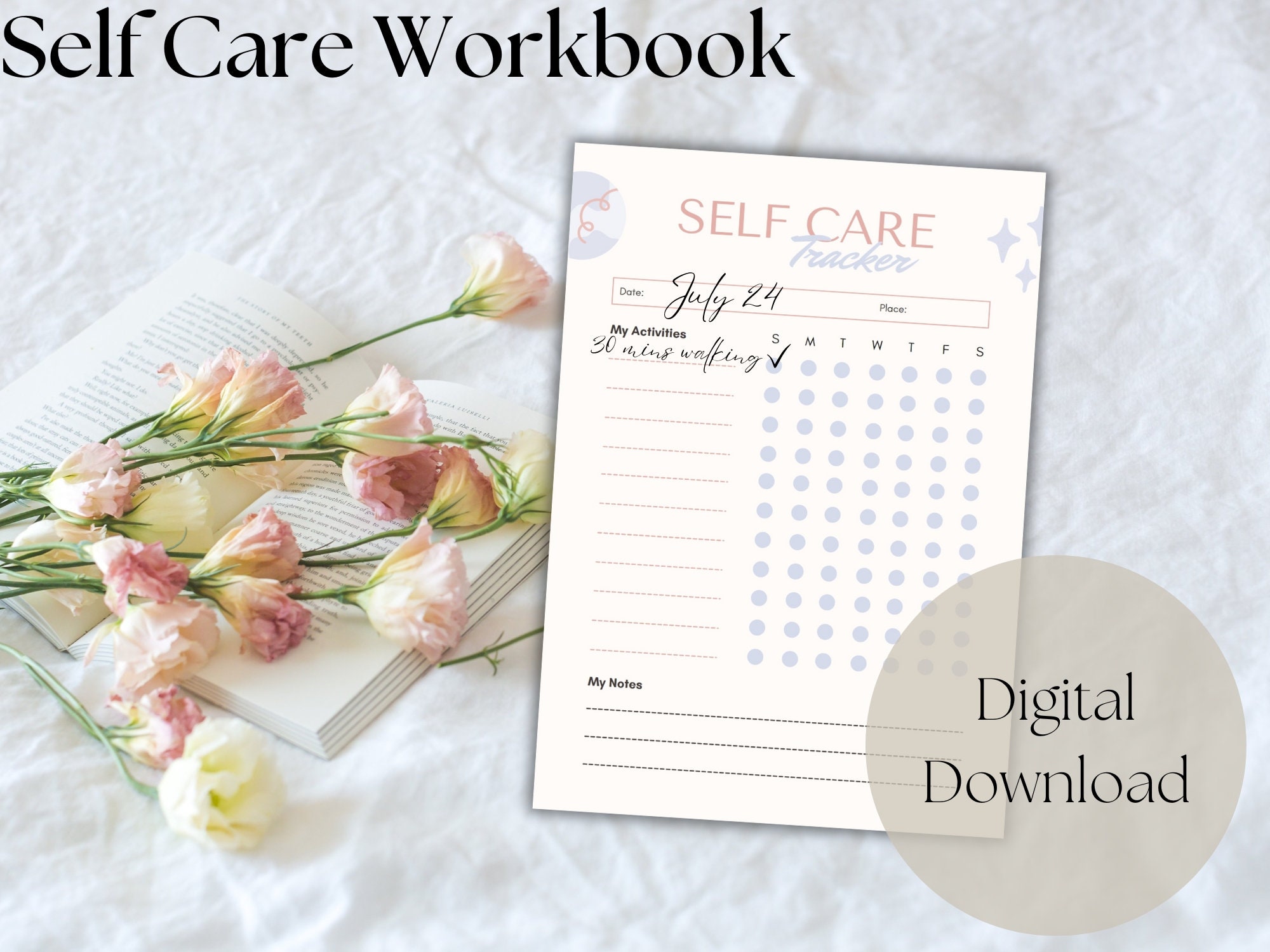 Self Care Planner, Self Care Journal, Self Care Planner Printable, Self ...