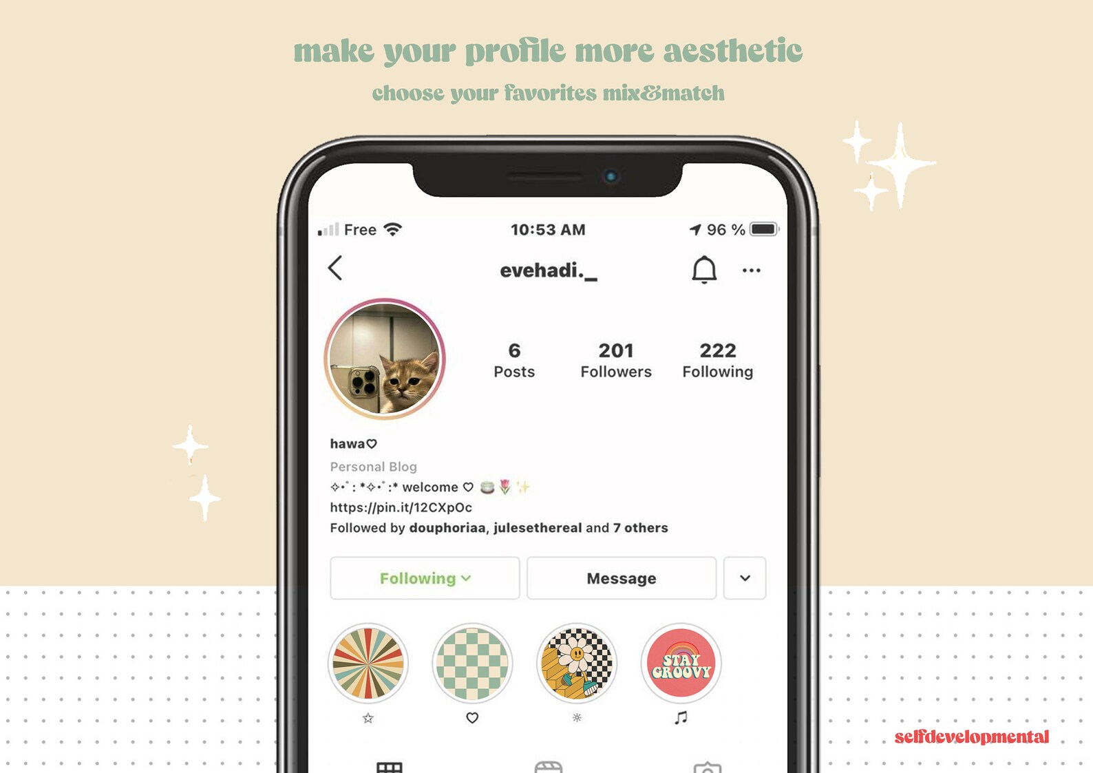 40 Retro Instagram Highlight Cover Icons, Groovy Highlight Covers ...