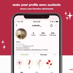 50 Instagram Flower Bouquet Highlight Covers | Botanical Highlight ...