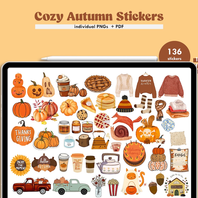 Autumn Digital - Etsy