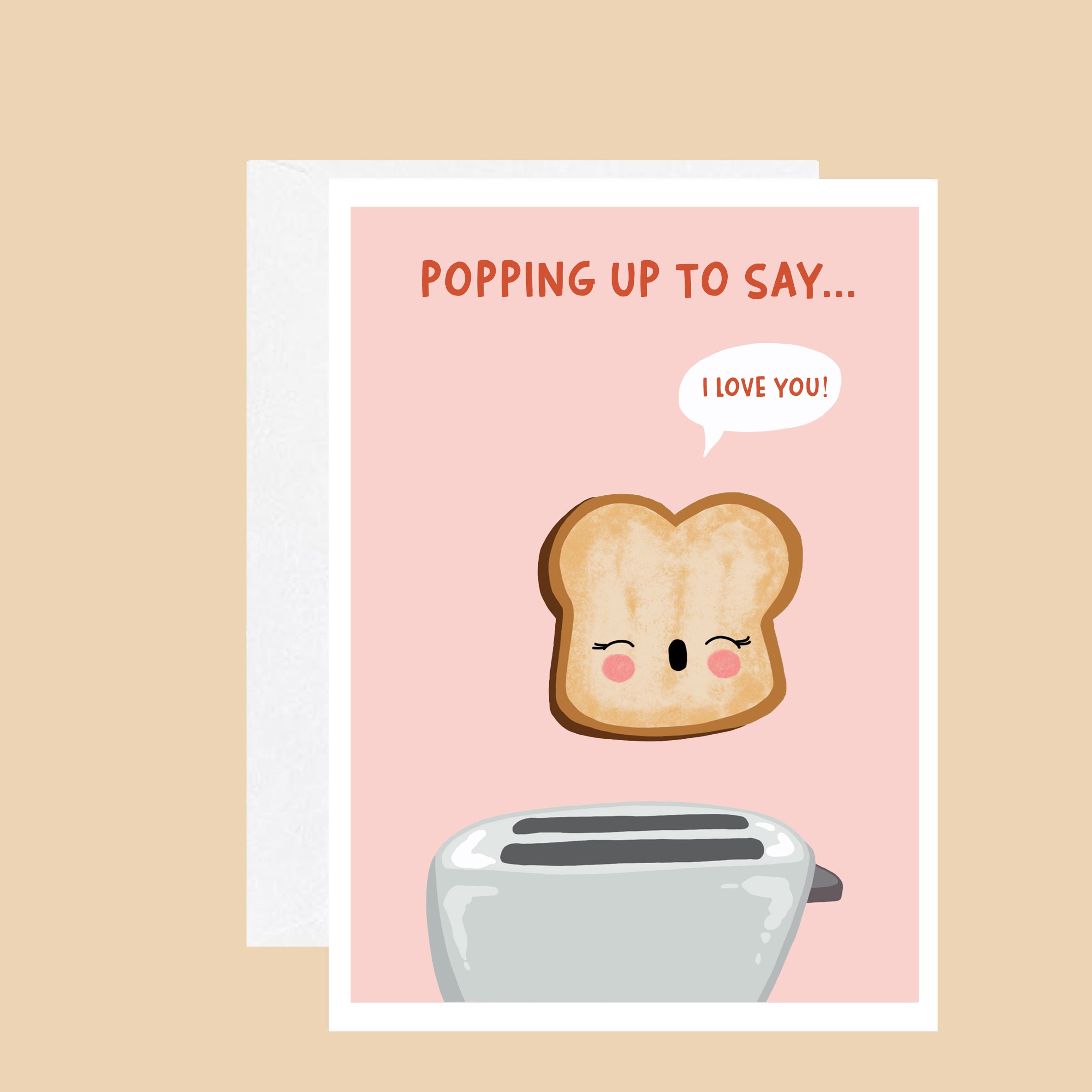 I Love You Toast Card I Printable Anniversary Cards I Love Card I Cute ...