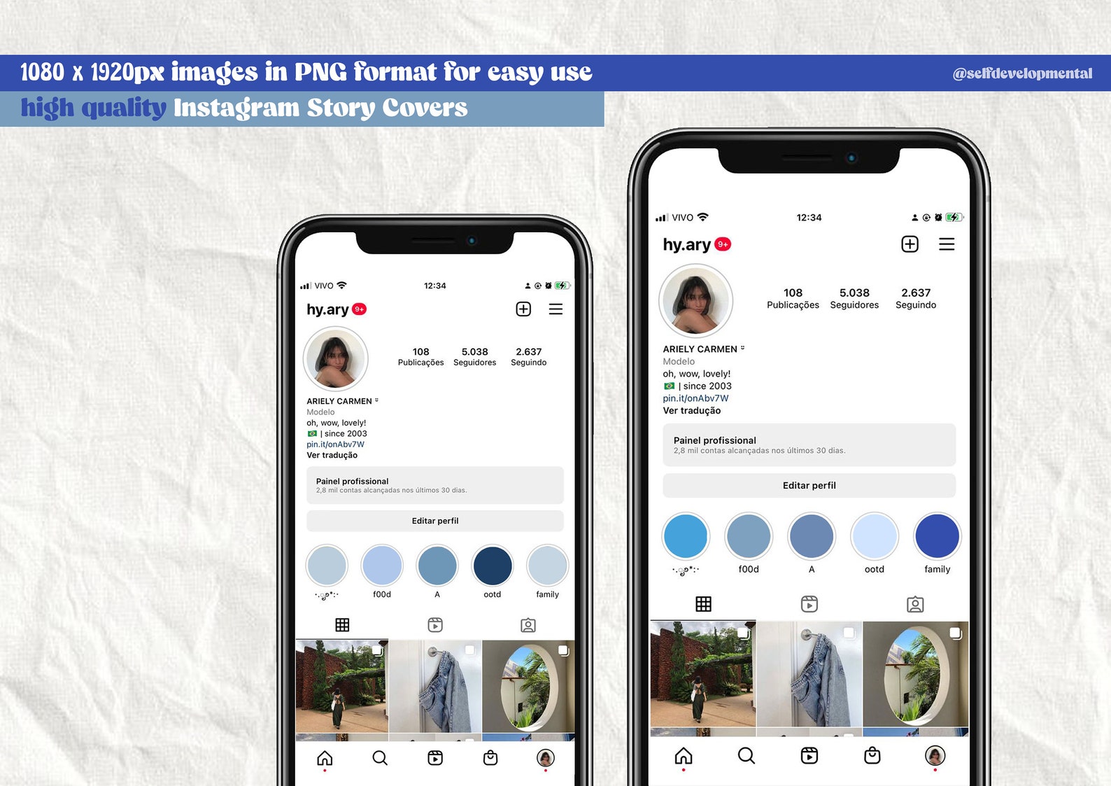 30 Blue Tones Instagram Highlight Covers, Shades of Blue Instagram ...