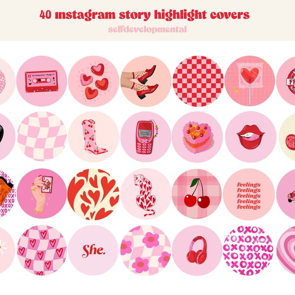 Highlight Covers - Etsy