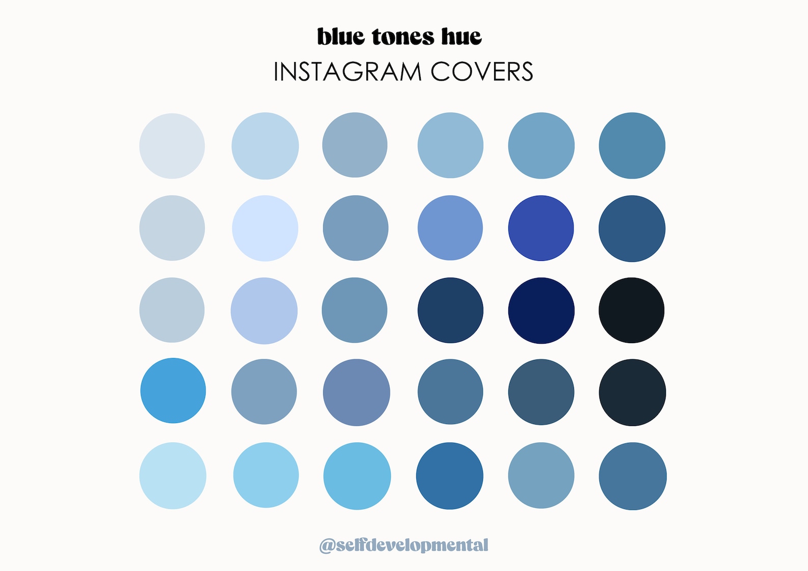30 Blue Tones Instagram Highlight Covers, Shades of Blue Instagram ...