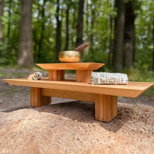 Tea Table Buddhist Altar, Japanese Table, Zen Altar, Altars Shrines ...