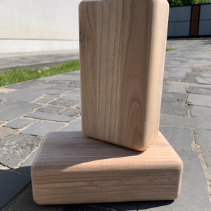 Handmade Gymnastic Blocks, Walnut Yoga Block, Custom Wooden Yoga Block ...
