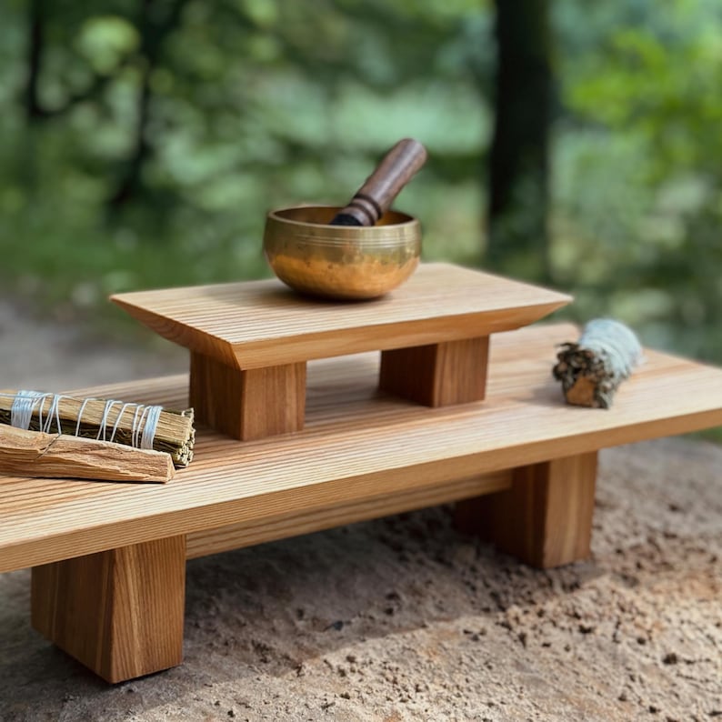 Zen Prayer Puja Table, Large Altar Table, Meditation Table, Shrine ...
