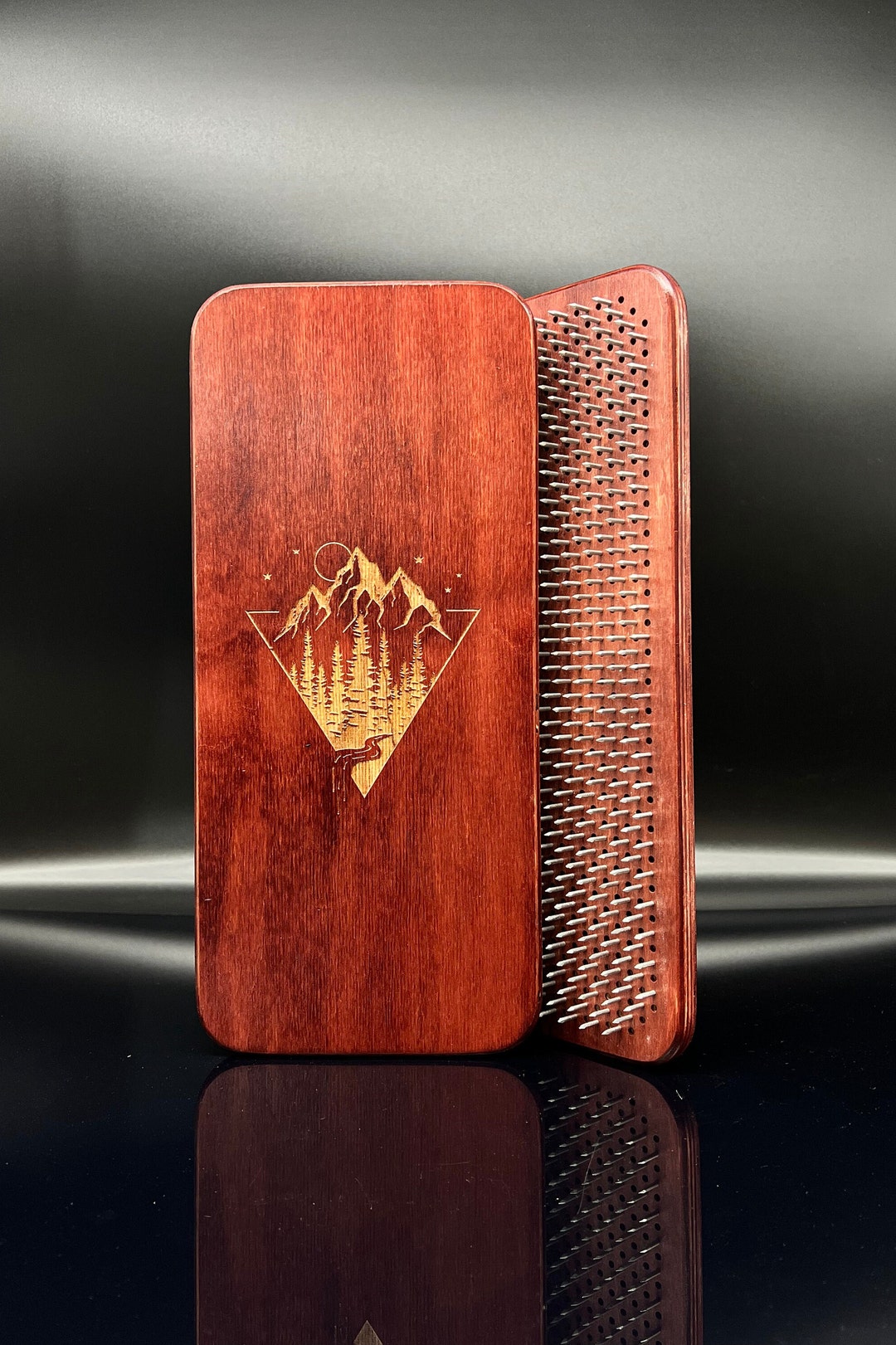 Wooden Nail Board for Foot, Sadhu Brett, Nail Standing, Sadhu Board for ...