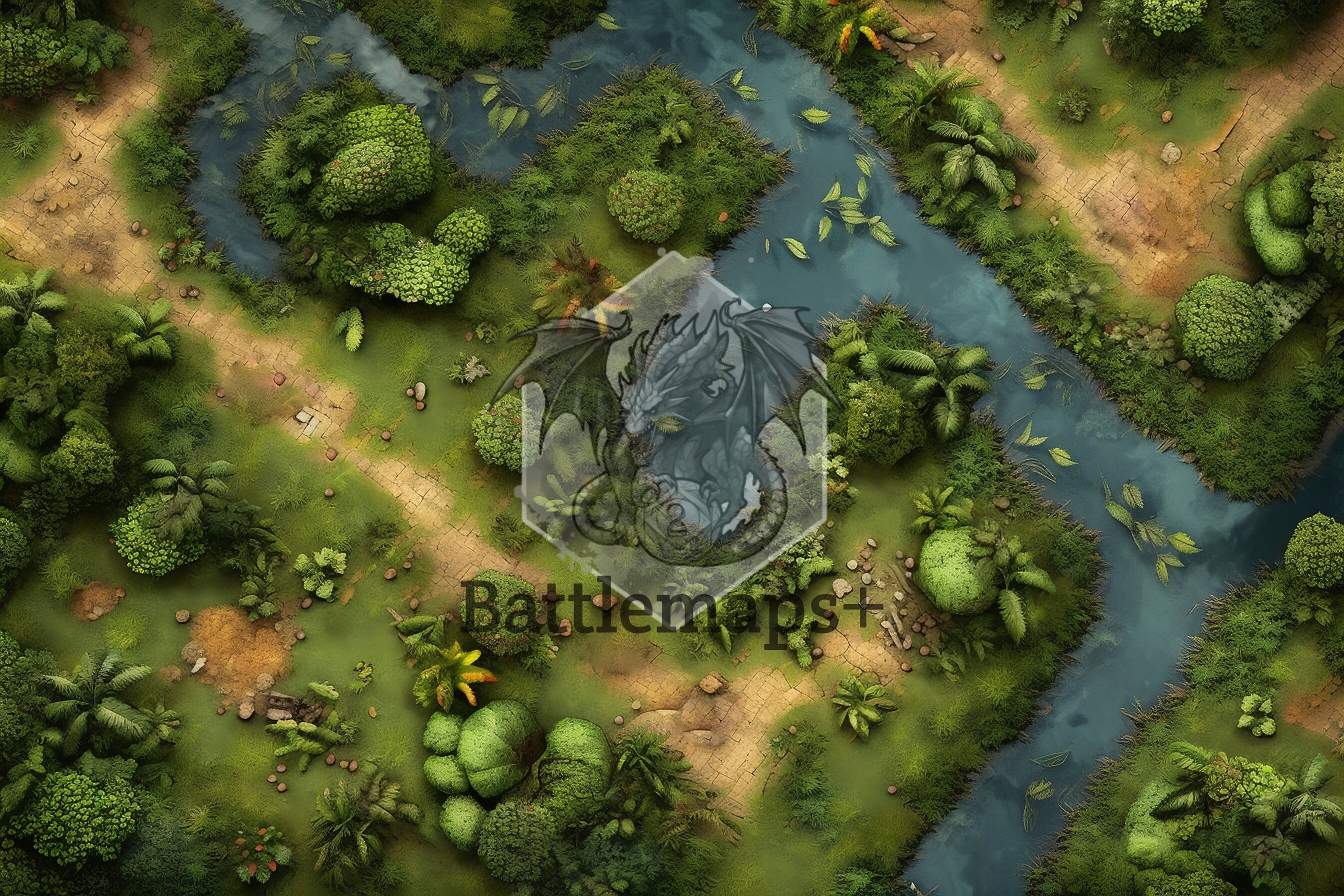 Jungle Joust: X5 Digital Battlemap Bundle Dnd Battle Map - Etsy UK