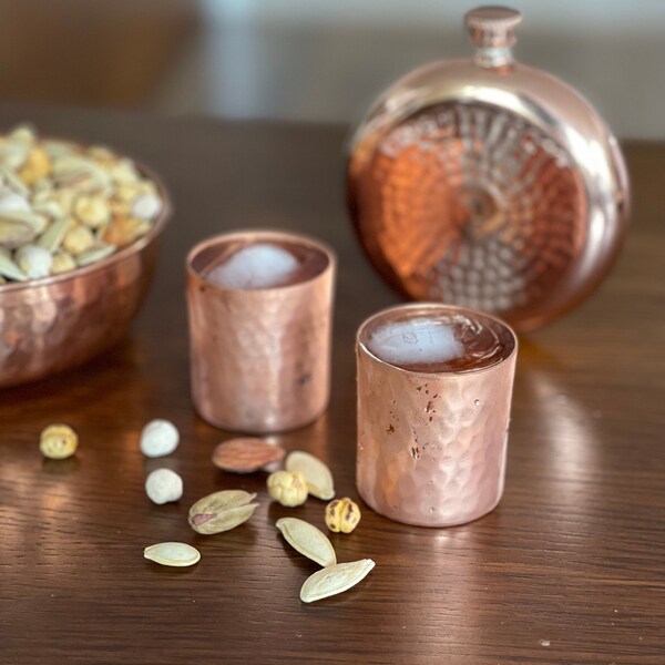Copper Shot Glasses - Etsy
