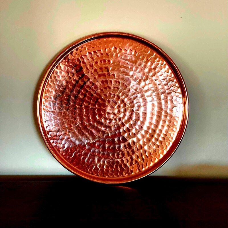 Large Copper Tray - Etsy