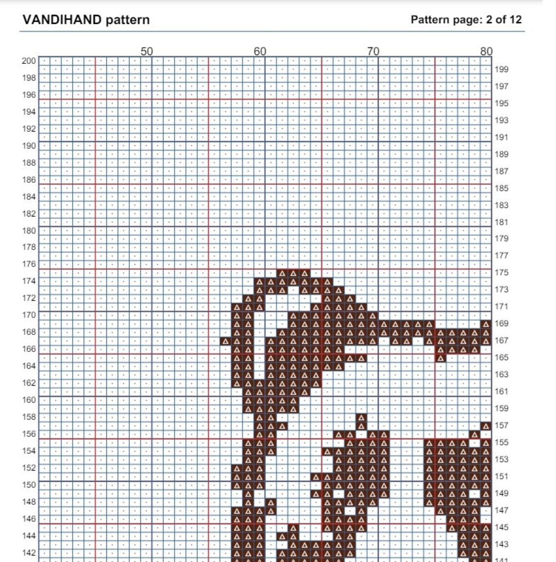 Bear Family Crochet Afghan Pattern Graph - Etsy