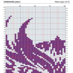 Owl 18 Crochet Afghan Pattern Graph - Etsy