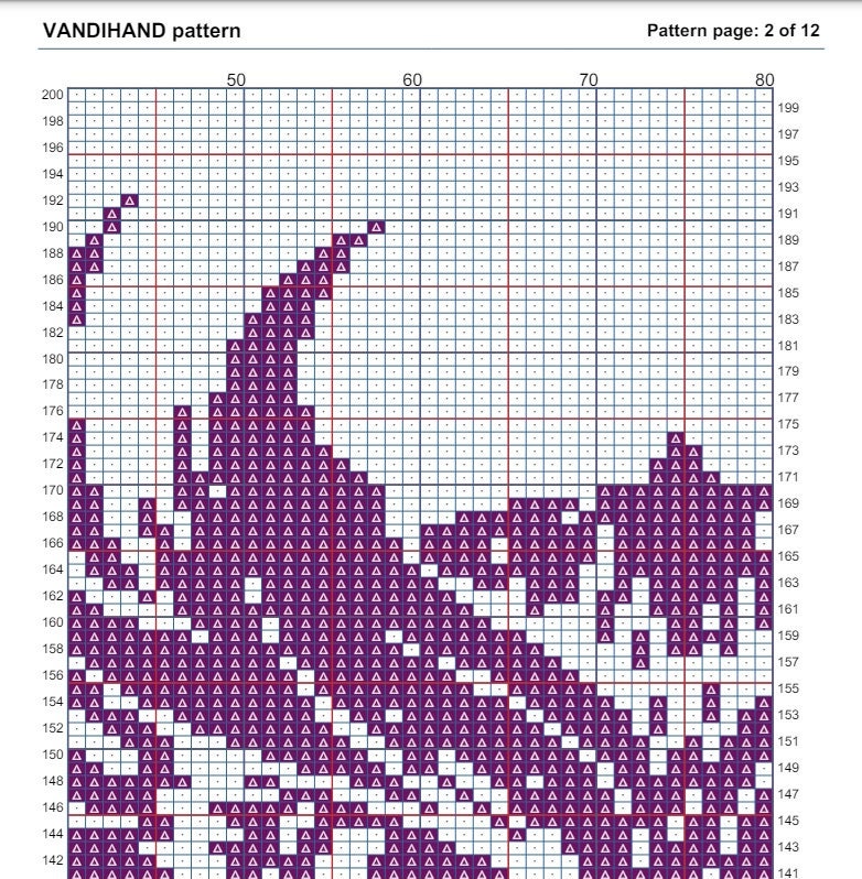Owl 18 Crochet Afghan Pattern Graph - Etsy