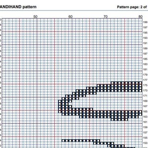 Gothic Angel Crochet Afghan Pattern Graph - Etsy