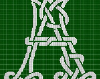 Celtic Knot 4 Crochet Afghan Pattern Graph - Etsy
