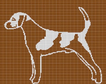 Dog Head 6 Crochet Afghan Pattern Graph - Etsy