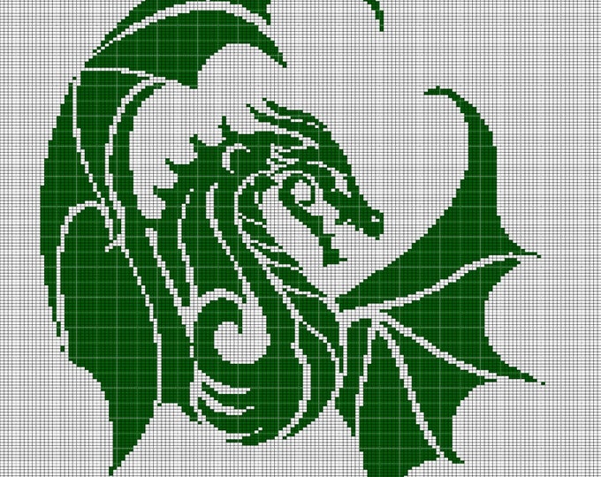Welsh Flag, Crochet Blanket Pattern, Row by Row, Single Crochet ...