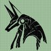 Anubis Mask Crochet Afghan Pattern Graph - Etsy