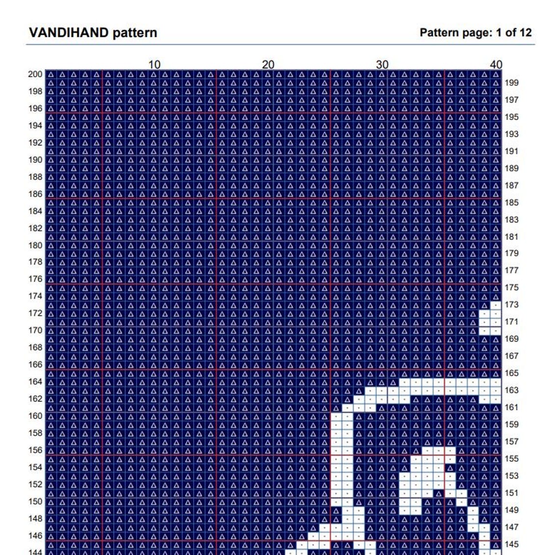 Flowers 10 Crochet Afghan Pattern Graph - Etsy